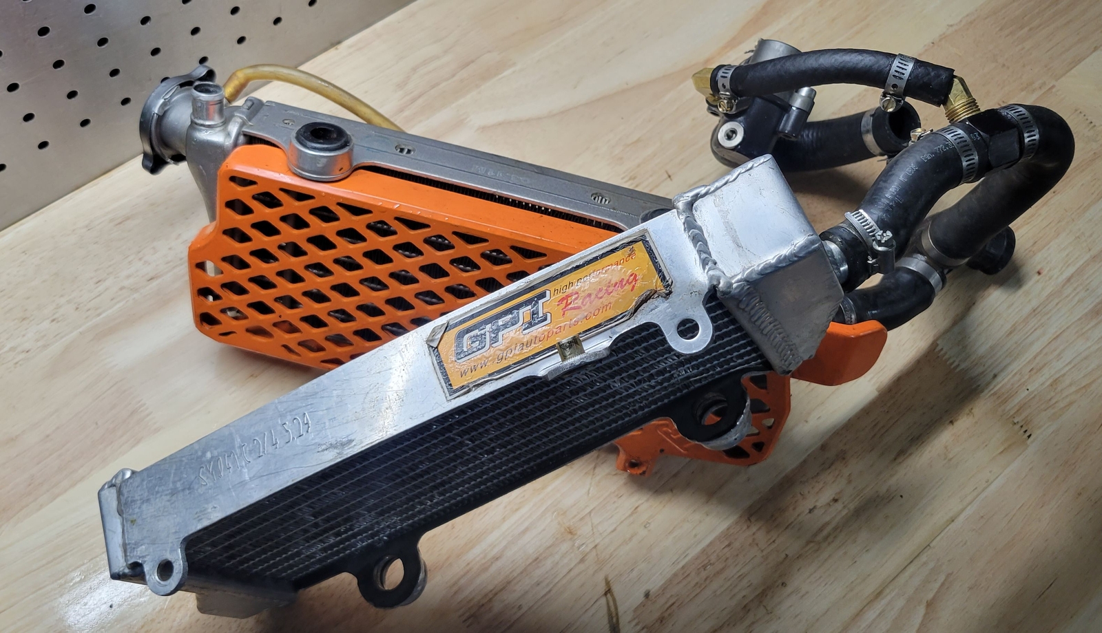 2011-2015 KTM 250 350 450 XCF SXF Radiator Set Trail Tech Guard Hodrd ...