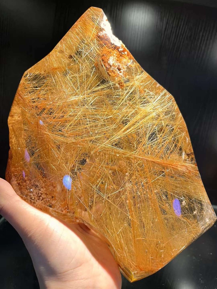 Rare 10.5LB A+++ Natural Gold Rutile Quartz Crystal Mineral Specimen ...