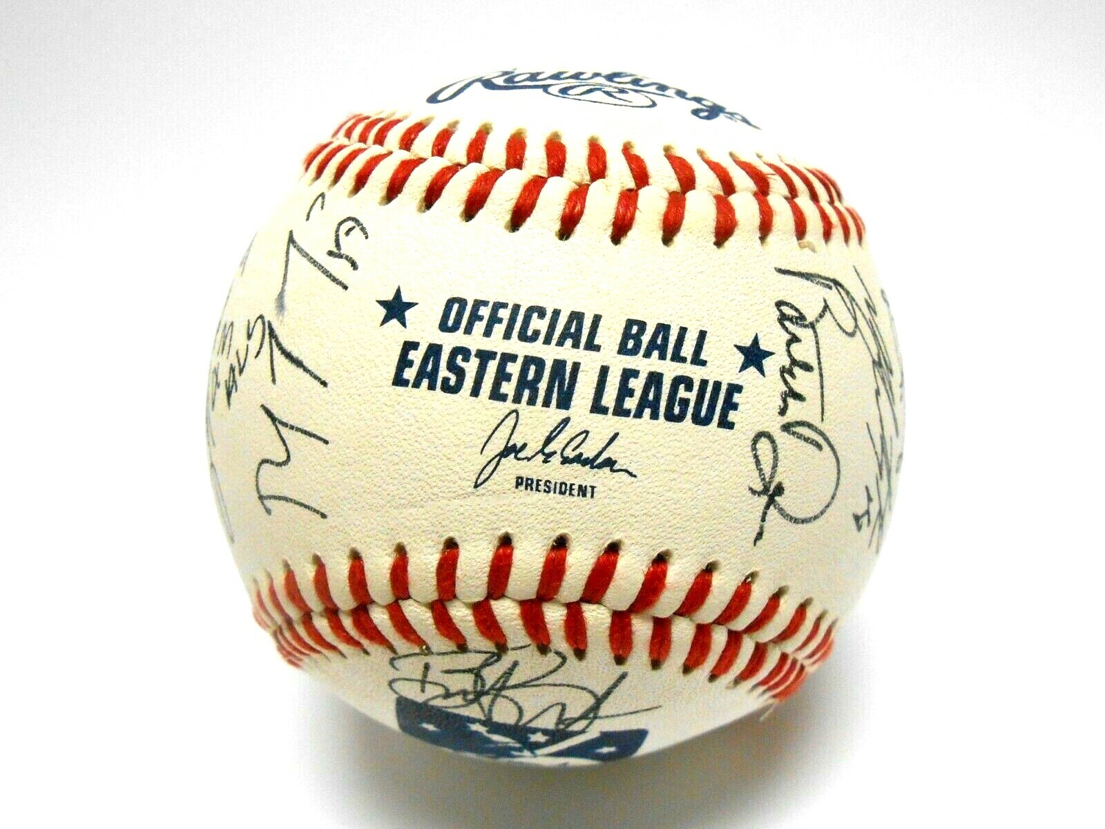 Mike Yastrzemski YAZ Rookie 2014 Bowie Baysox Team Signed Baseball SF ...