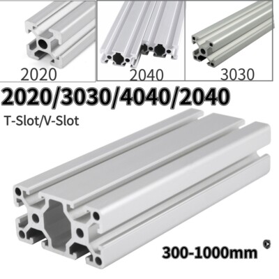 2020 3030 4040 2040 Extrusion Anodized T Slot / V Slot Linear Rail 300 ...