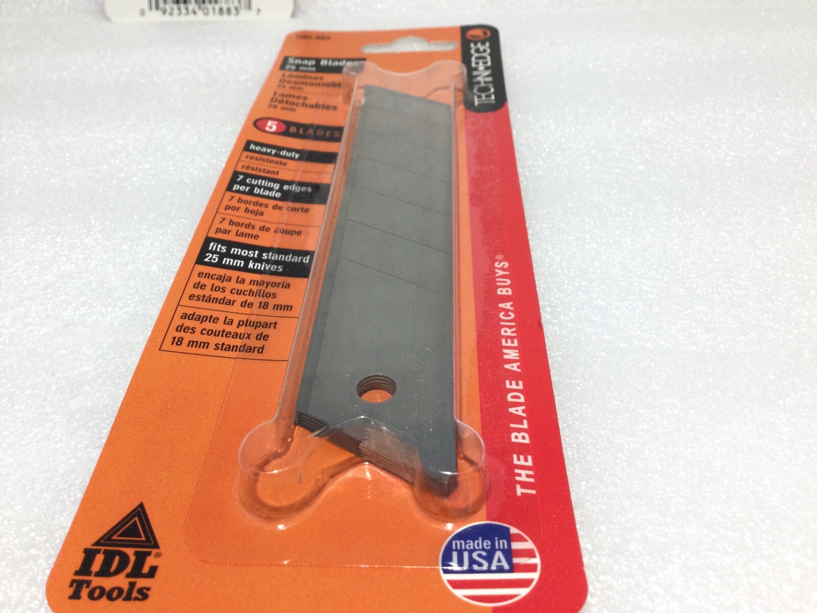 Techni Edge Heavy-Duty Snap-Off Replacement 10 Blades, 25mm, USA MADE 2 ...