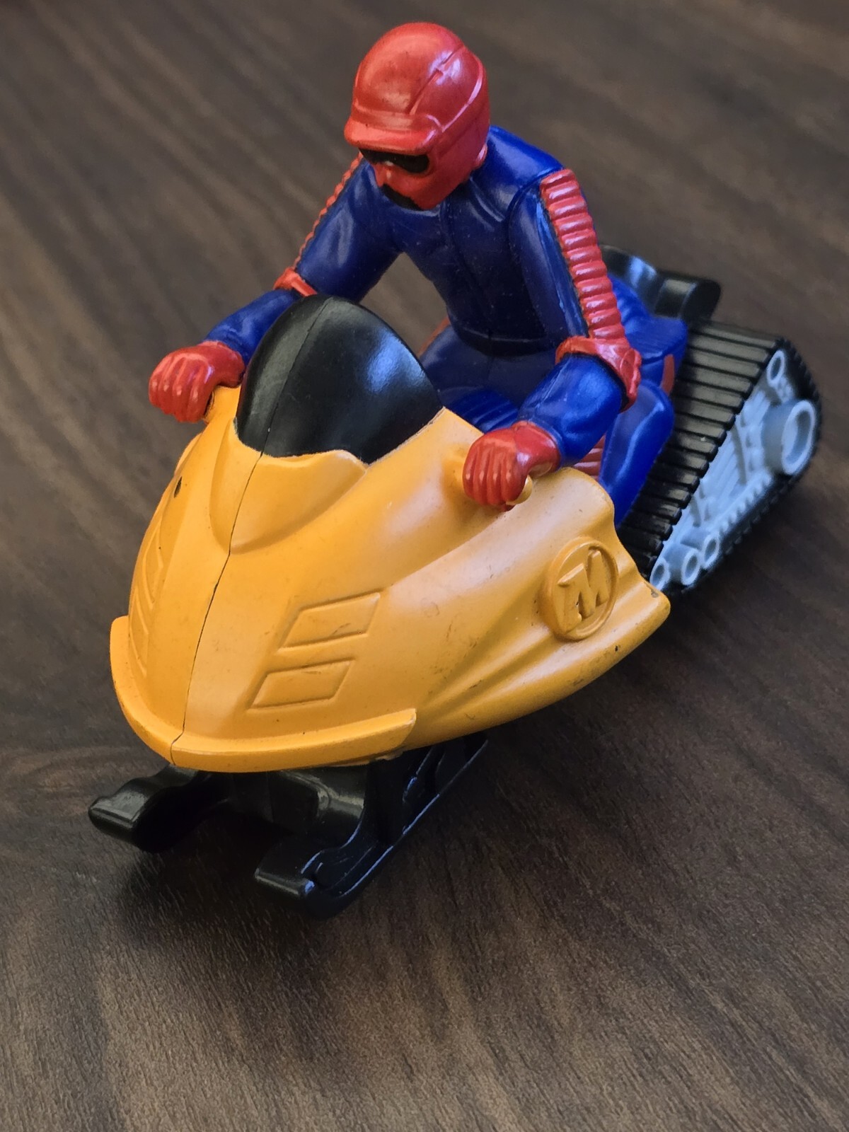 2001 Hasbro Action Figure/Snowmobile - Friction Toy - McDonald's Happy ...