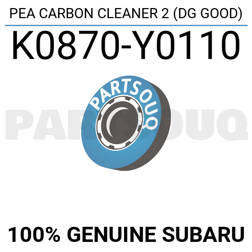 K0870Y0110 Genuine Subaru PEA CARBON CLEANER 2 (DG GOOD) K0870-Y0110 | eBay