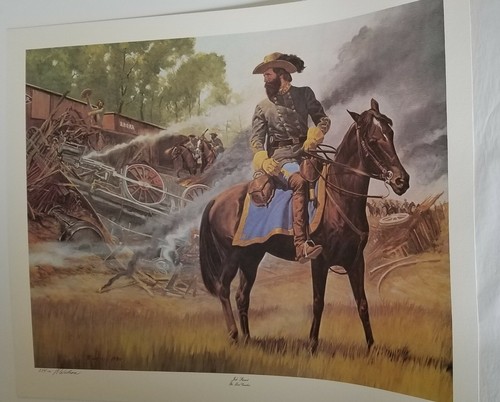 JEB STUART LAST CAVALIER by Robert Wilson Signed Numbered print LIMITED ...