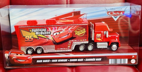 Disney Pixar Cars Mac Hauler Peterbuilt Truck Rusteze Lightning McQueen ...