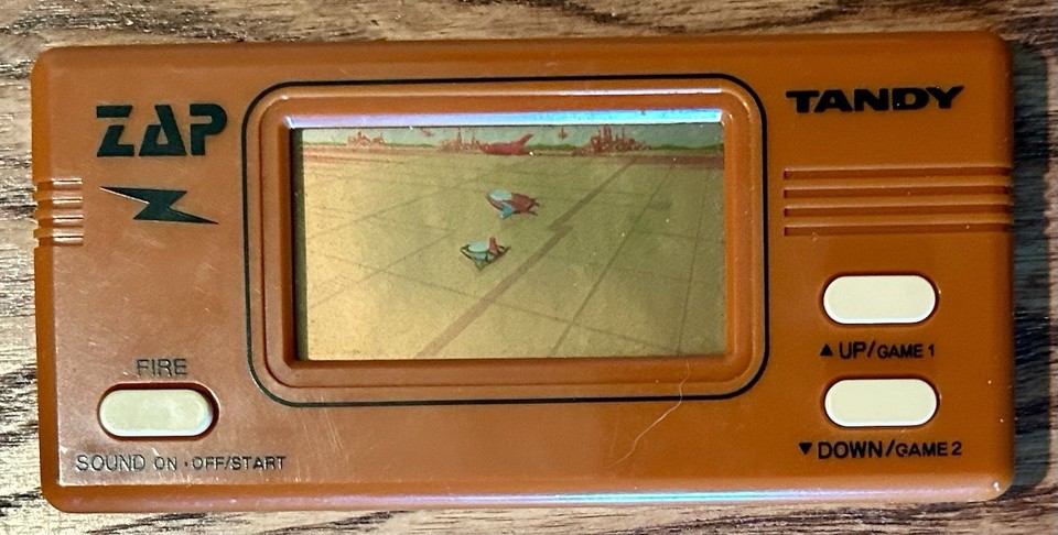 Vintage Tandy Electronic LCD Zap Handheld Game | eBay