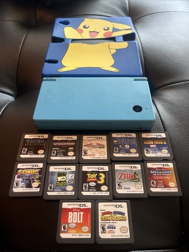 Nintendo DSi with case + 12 Games (Zelda, Mario Kart, Sonic) – Clean ...