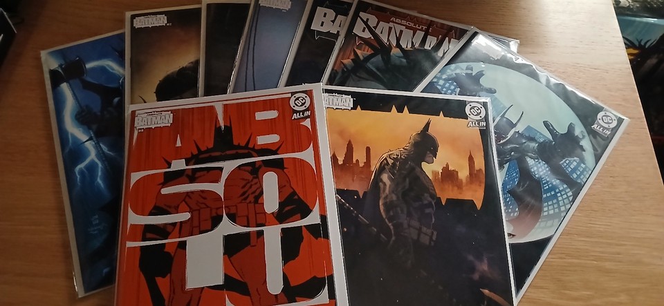 ABSOLUTE BATMAN DC COMICS SERIES RUN 1-16 FIRST PRINT VARIANT COVERS ...