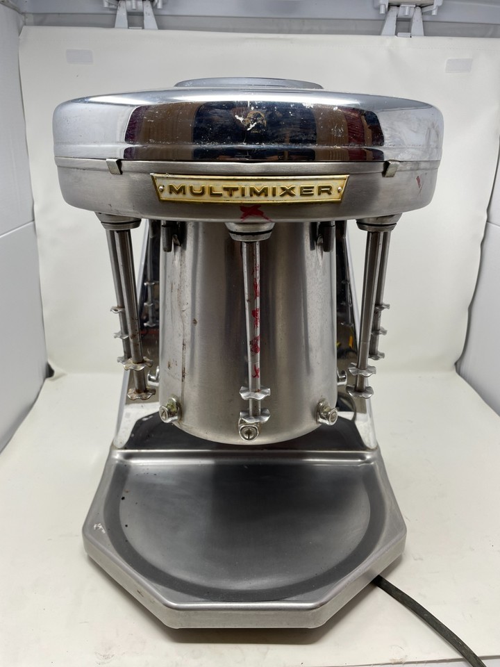 Vintage PRINCE CASTLE Sterling Multimixer 9B 5 head Milkshake Mixer ...