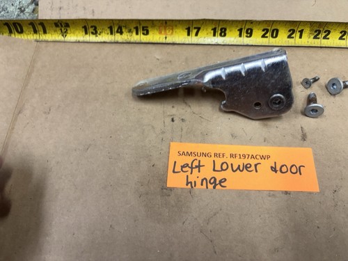 SAMSUNG REFRIGERATOR RF197ACWP Left Lower Door Hinge | eBay