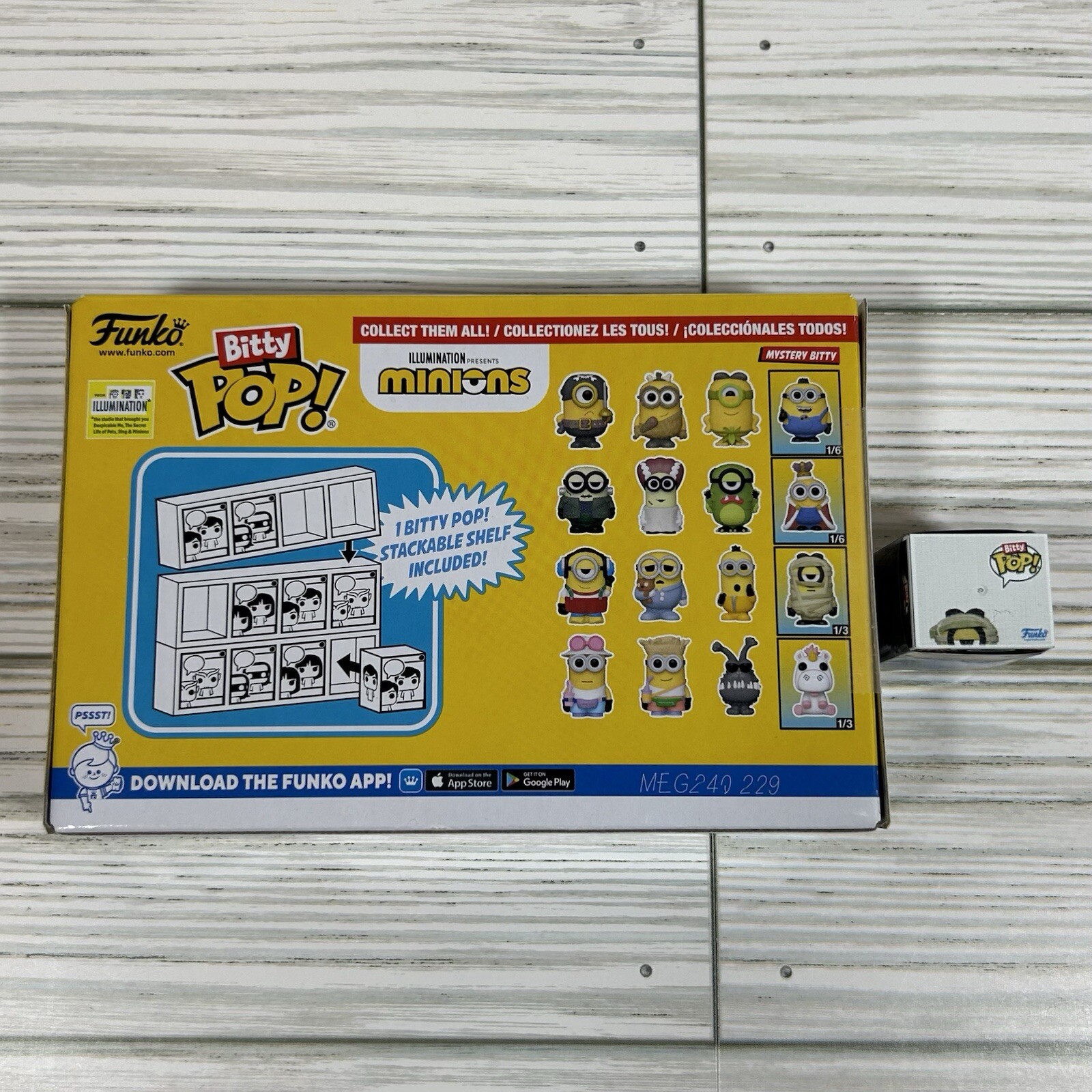 Funko Bitty Pop! Minions Mummy Stuart Mystery Chase 1/3 #967 | eBay
