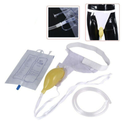 1000ml Reusable Male Portable Urinal Pee Holder Bag for Urinary ...