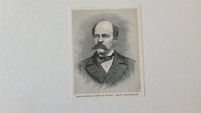 Major General James H. Wilson 1888 Civil War Picture | eBay