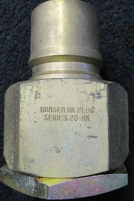Hansen HK Plug Series 20-HK Hydraulic Quick Connector | eBay