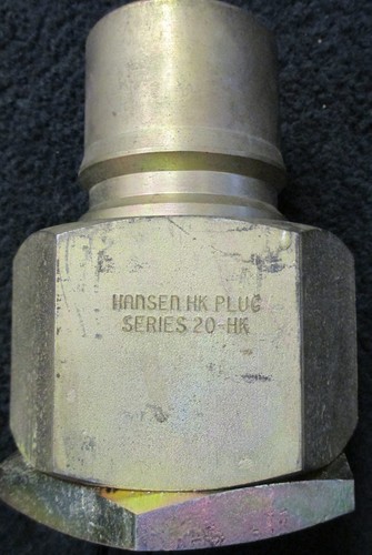 Hansen HK Plug Series 20-HK Hydraulic Quick Connector | eBay
