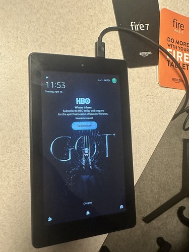 Amazon Kindle Fire 7 16GB - Black (Wi-Fi) 7" Tablet Free Shipping Works ...