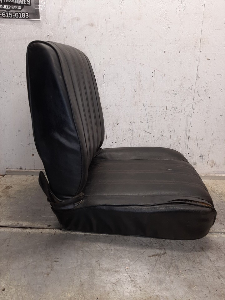 Jeep CJ CJ5 CJ7 1972-1986 OEM Factory Black Low Back Front Seat FREE ...