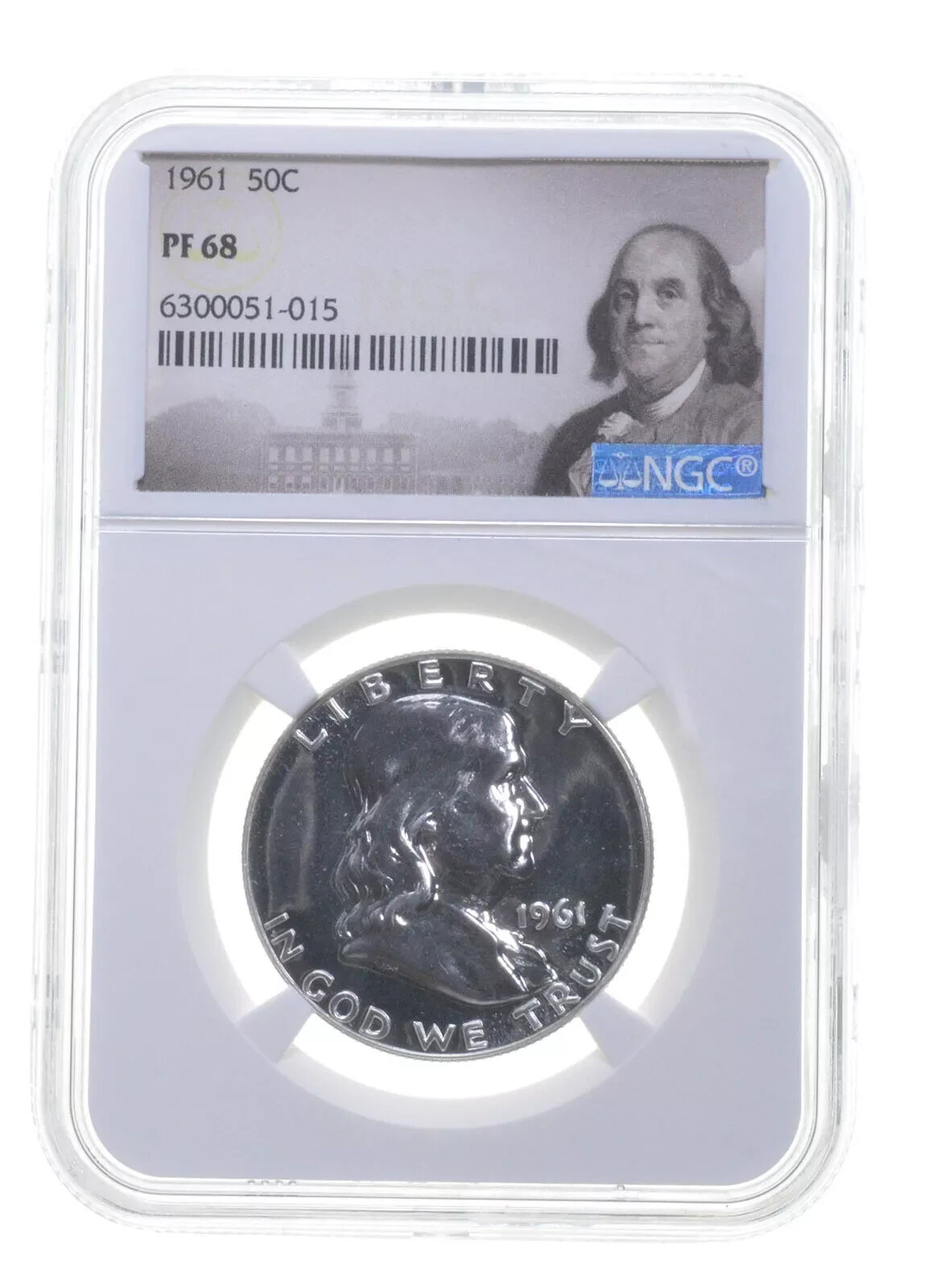 1961 Franklin Half Dollar 50C NGC PF68 | eBay