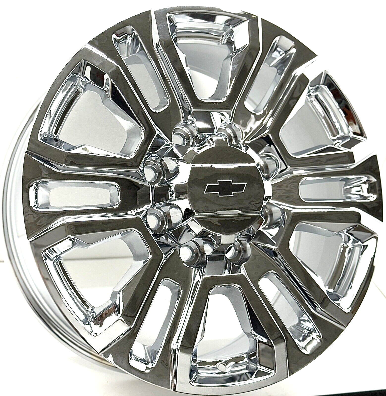 20" Chrome OE Replica 5957 Wheels fits 1999 2010 Chevy Silverado 2500 ...