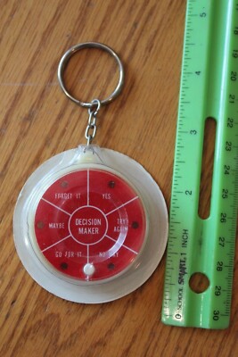 RUSS Berrie & Co Decision Maker Toy Keychain 9598 Vintage | eBay
