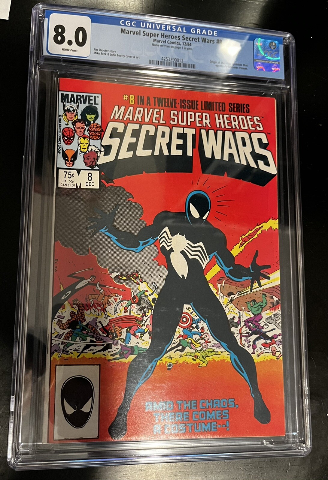 Marvel Super-Heroes Secret Wars #8 (Marvel Comics December 1984) CGC 8. ...