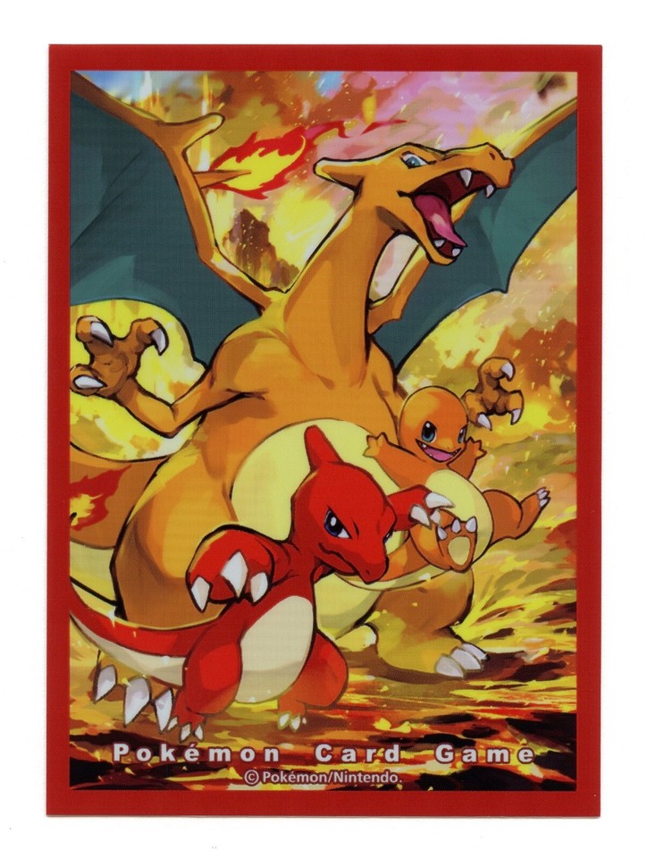 Charizard Evolution Line Individual Card Sleeve Pokemon Center Japan ...