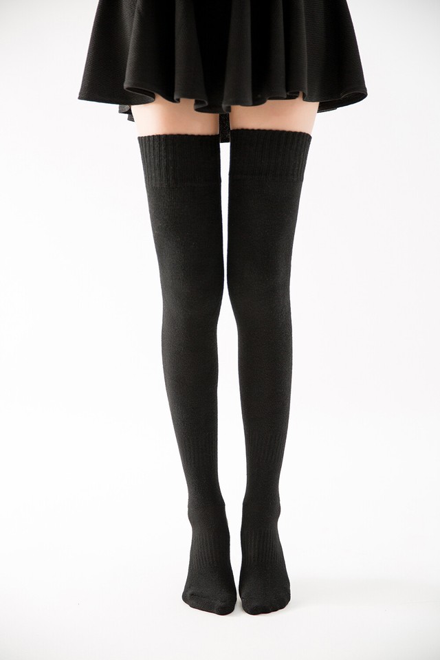 Extra Warm Knee Long Socks,Winter Over Knee Socks,Non Slip Long Winter ...