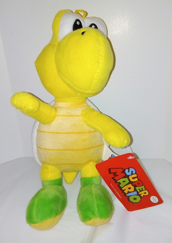 SUPER MARIO KOOPA TROOPA 11" PLUSH Official Nintendo Green Turtle Shell ...