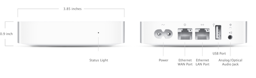 Apple AirPort Express 2nd Gen A1392 AirPlay 2 Wi-Fi Wireless Access ...