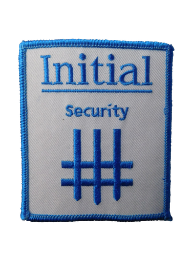 INITIAL SECURITY GUARD PATCH SHOULDER CREST POLICE COLLECTOR | eBay ...