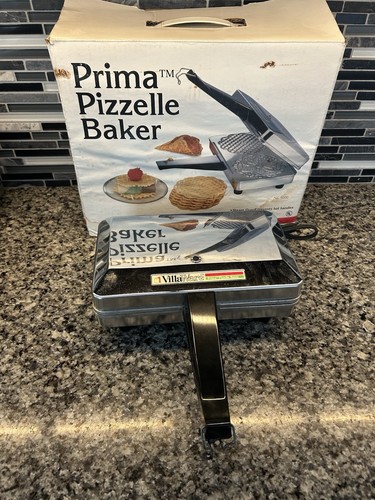VillaWare Prima Pizzelle Maker Baker Italian Cookie Iron Model 5000 ...