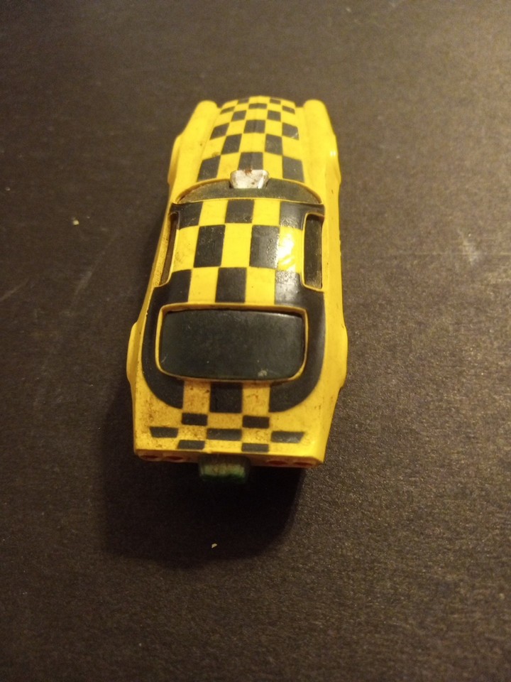 TYCO #8830C YEL/BLK CHECKERBOARD CAMARO FUNNY CAR SHELL 1973 TYCOPRO ...