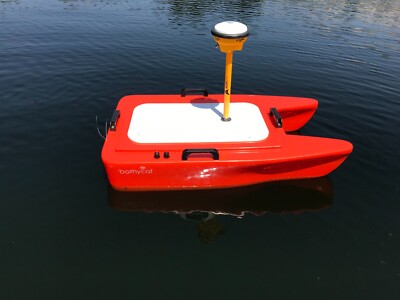 USV RC bathymetric survey boat single beam echo sounder sonar drone | eBay