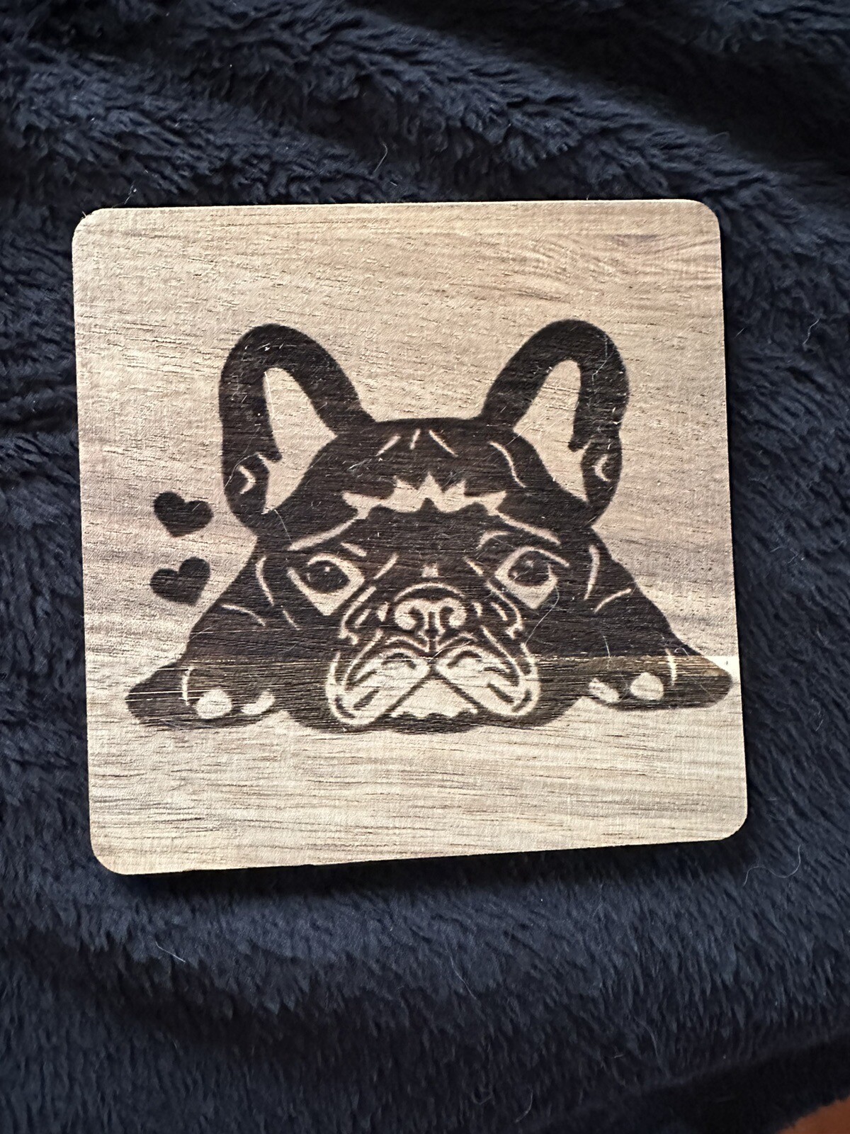 Wooden Frenchie French Bulldog Dog Coasters- Set Of 4 | eBay