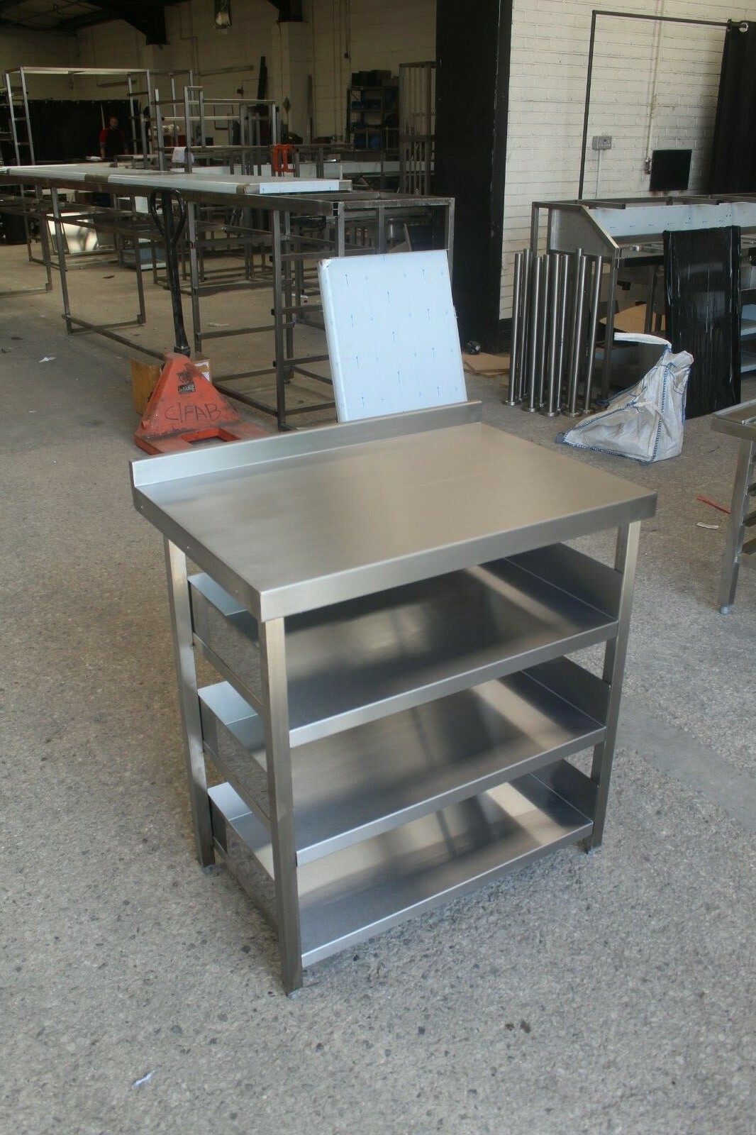 1000mm Bar Shelving Station, Modular Stainless Steel Bar Shelving Unit ...