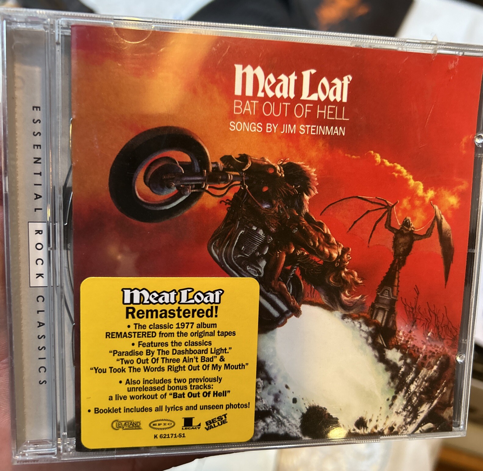 Meatloaf - CD - Bat Out of Hell - Remastered - Hype Sticker | eBay