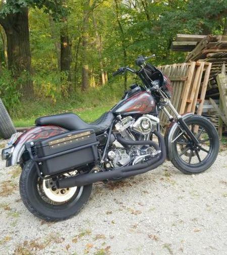 Grand Touring Harley FXR FXRT FXRP FXRD FXDL FXRP Police Saddlebags ...
