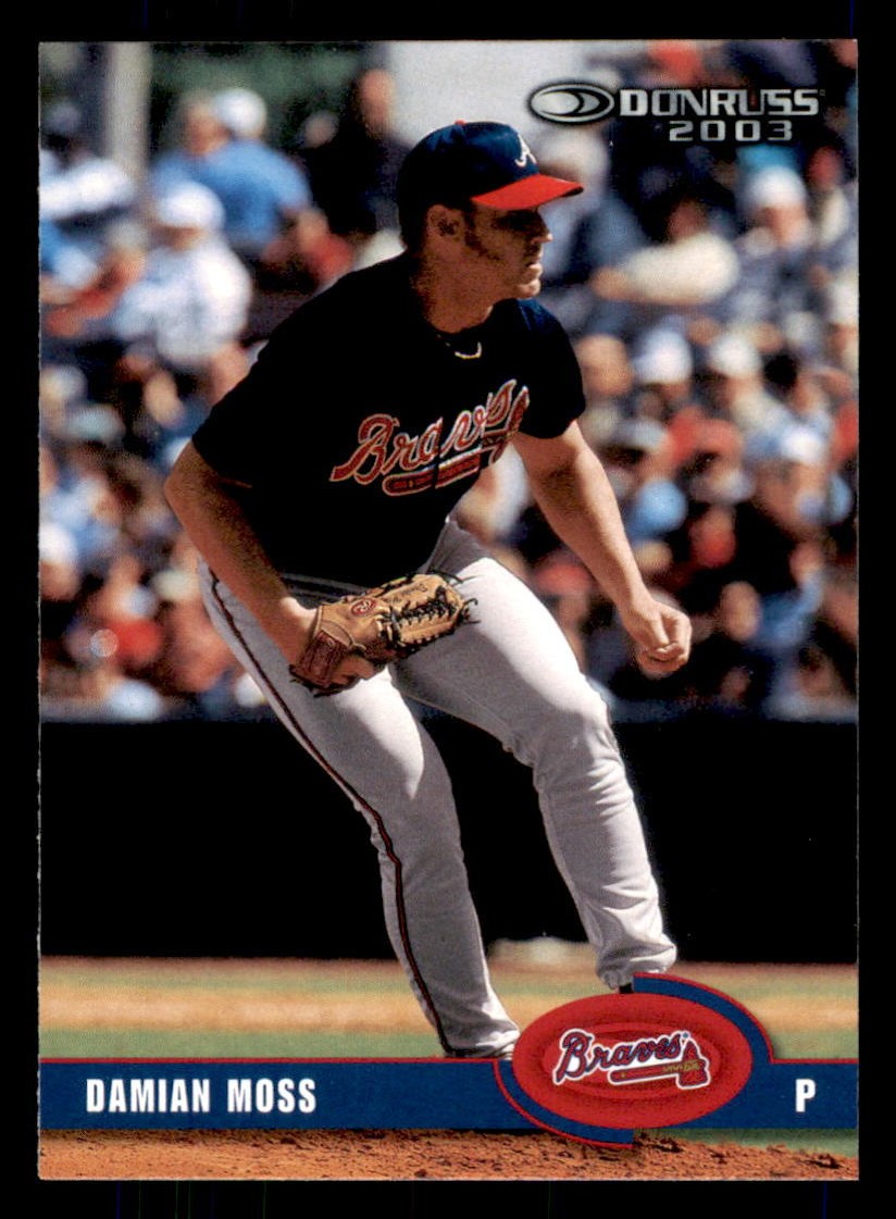 2003 Donruss #244 Damian Moss Atlanta Braves | eBay