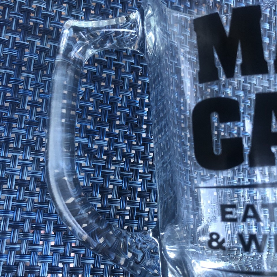 Man Cave Glass Beer Mugs-2 “ Man Cave Eat Drink Whatever” Printed On ...