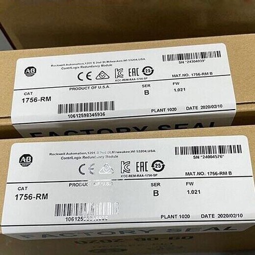 New Factory Sealed AB 1756-RM SER B ControlLogix Redundancy Module ...