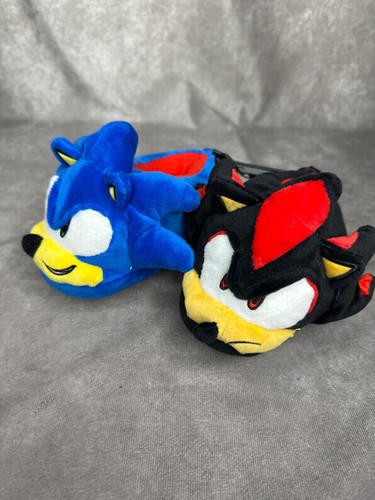 New Toddler Sonic the Hedgehog & Shadow 3D Slippers choice of 5/6 & 7/8 ...