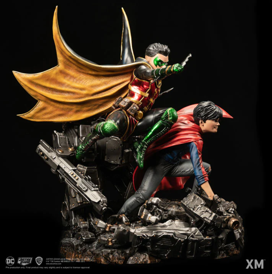 XM Studios DC Comics Super Sons Rebirth Statue w/ Bonus Plaque FREE US ...