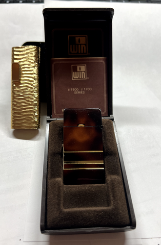 Lot of 2 Vintage Lighters Win & Colibri | eBay