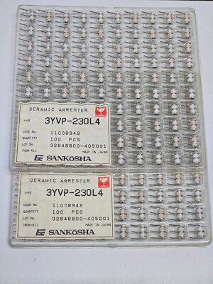 Sankosha Ceramic Arrester 3YVP-230L4 [LOT of 10] | eBay