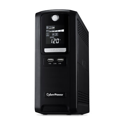 CyberPower CST135XLU 1350VA/810W AVR, LCD, and USB 2.0 UPS System | eBay