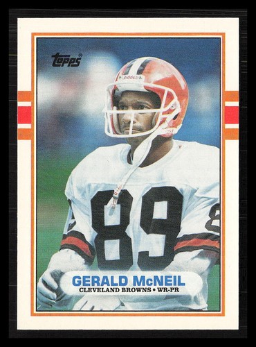 Gerald McNeil 1989 Topps Traded #88T Cleveland Browns | eBay