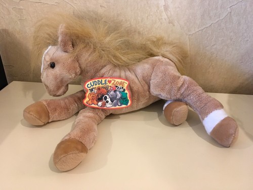 Cuddle Zone 2001 Target Brands Yellow Chestnut Pony 13” Stuffed Animal ...