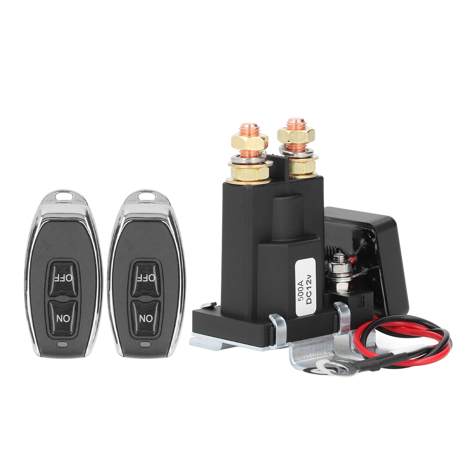12V 500A Brass Coil Remote Control Relay Switch Wireless Long Range ...