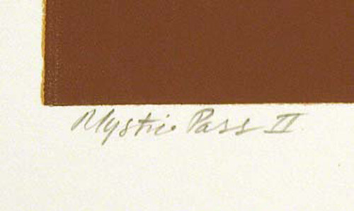 Jim Boutwell "Mystic Pass II" Signed & Numbered Serigraph Artwork ...