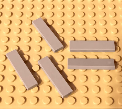 Lego 1x4 Light Bluish Gray Tile Smooth Tile Tiles X5 NEW | eBay